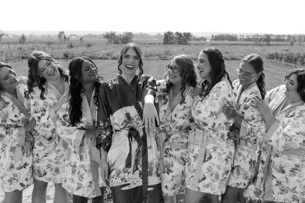 Kurtz Orchards Wedding Dining Alfresco in a Pear Orchard - Sonia V ...